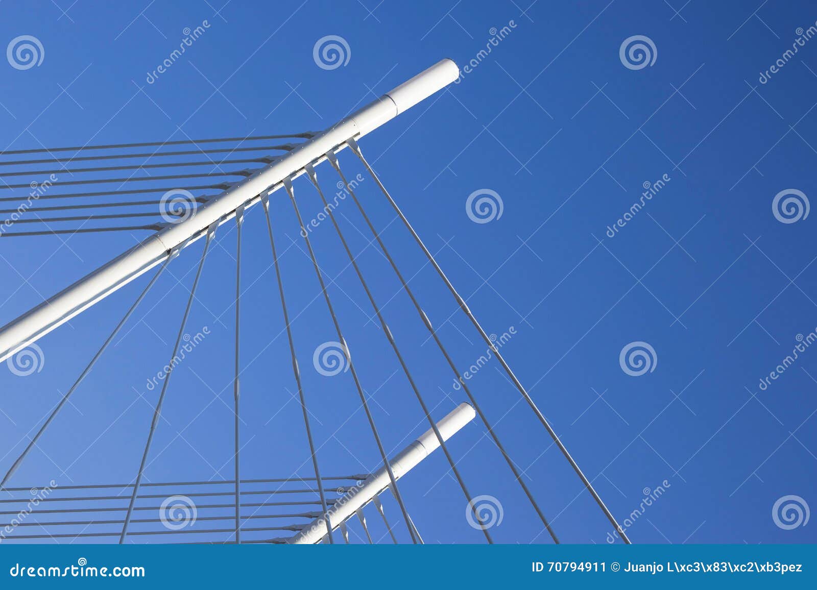 Detail of a Bridge Structure Creating a Geometric Abstract Compo Stock ...
