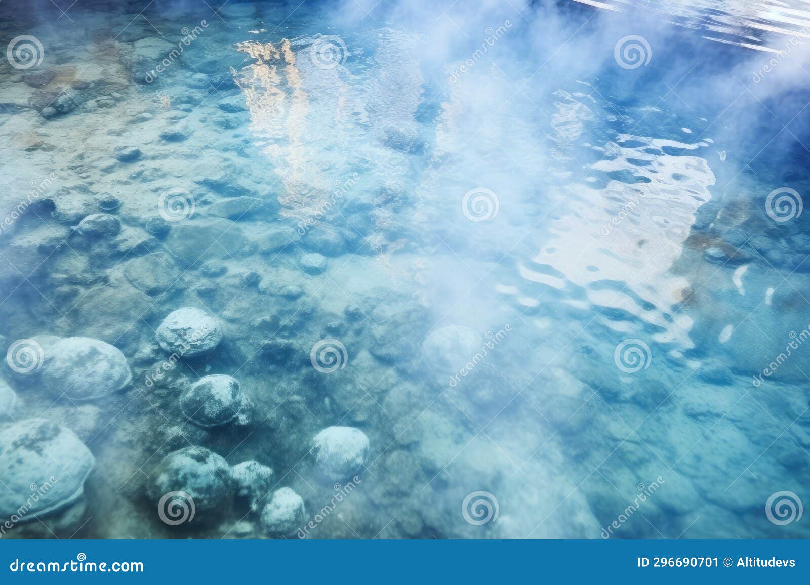 Detail of Bubbles Forming in an Active Hot Spring Stock Image - Image ...