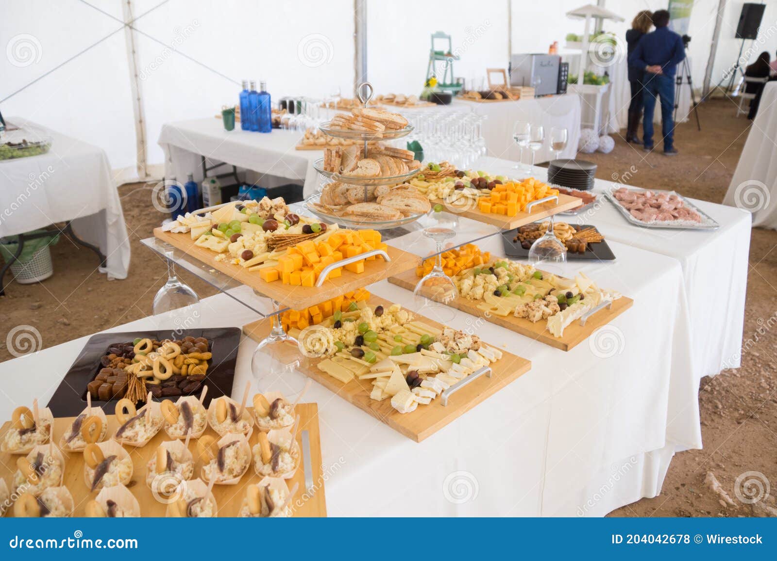 Detail of buffet starters stock photo. Image of cuisine - 204042678