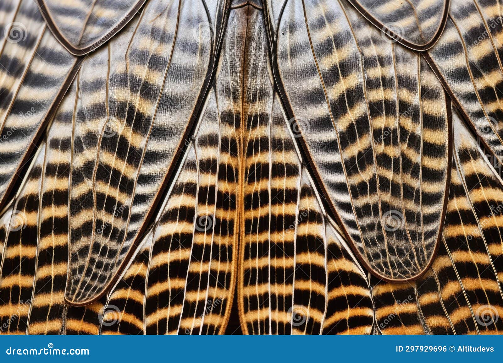 Detail of Butterfly Wing with a Scale-like Pattern Stock Photo - Image ...