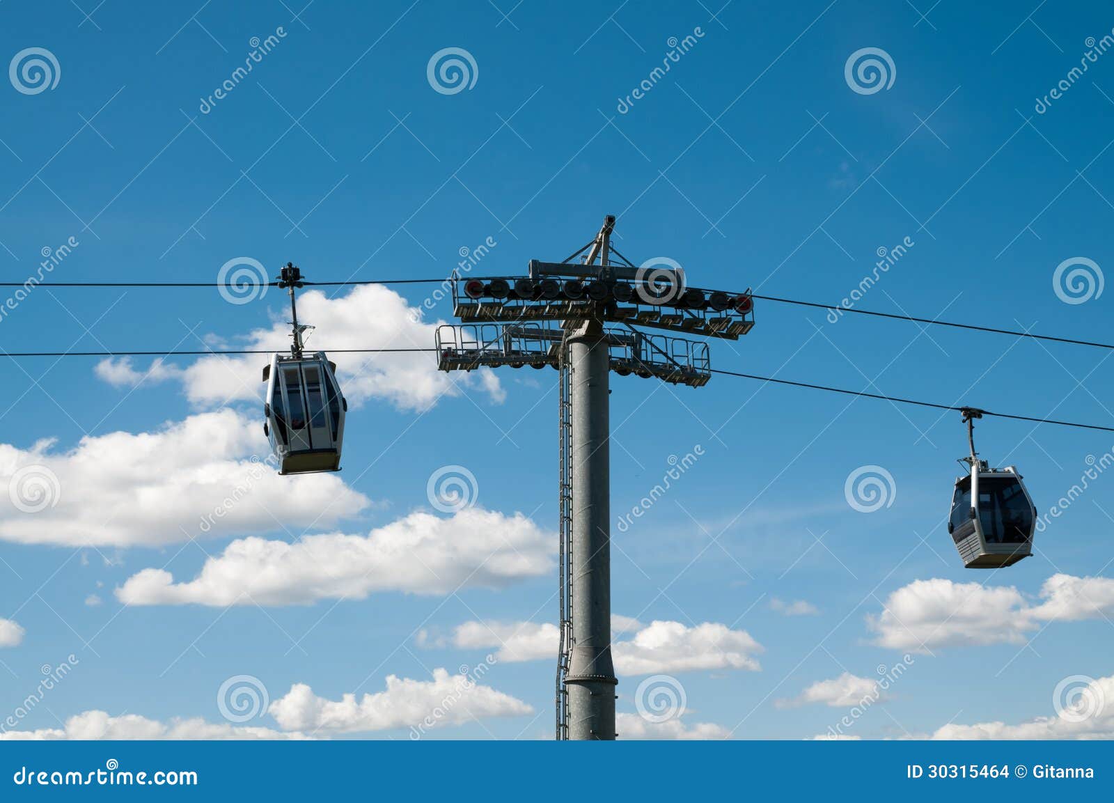 Cable car running stock photo. Image of exterior, ride - 30315464