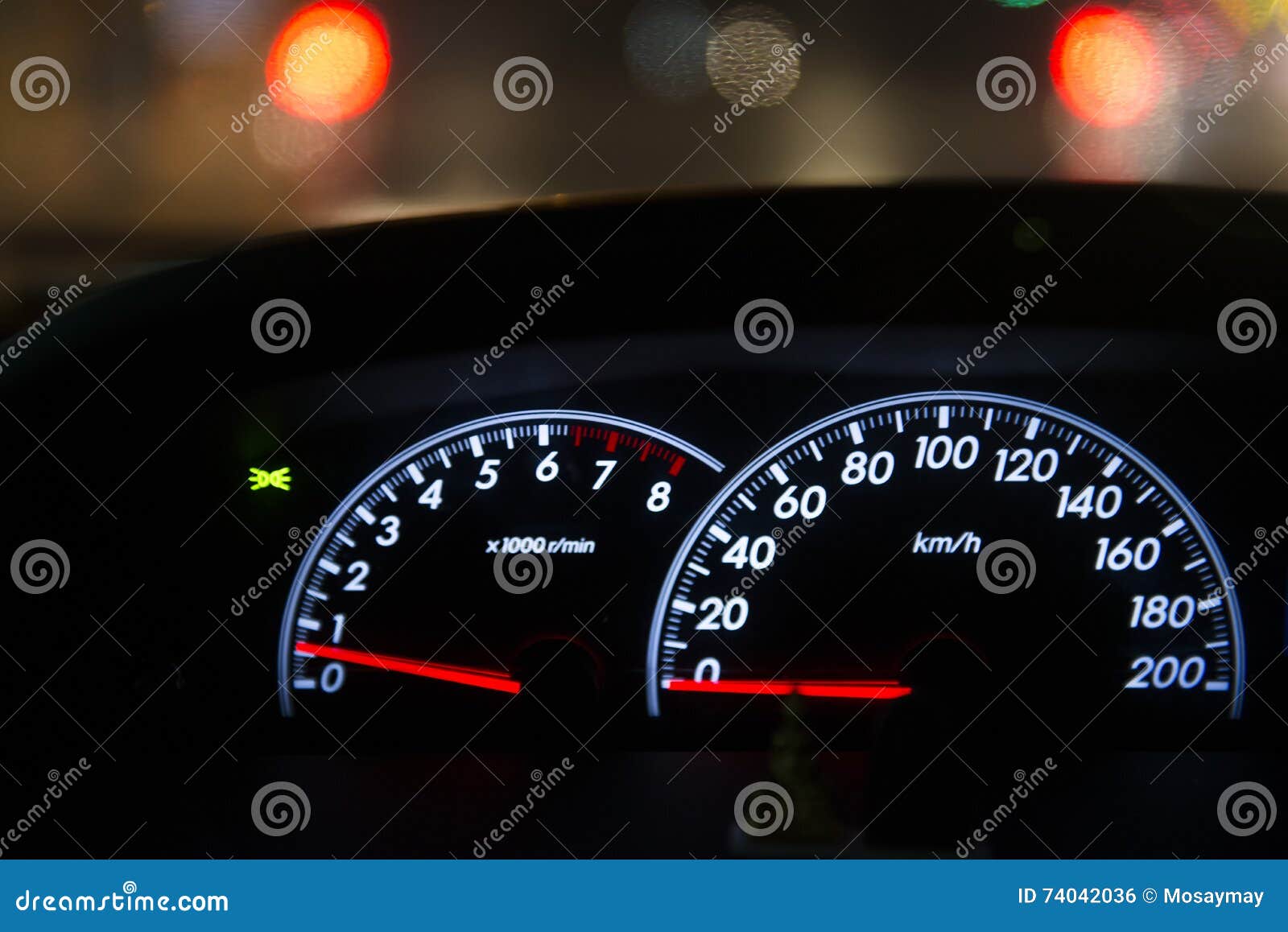 Car Dashboard Auto Digital Fast Speed Meter Number Kilometer Km For ...