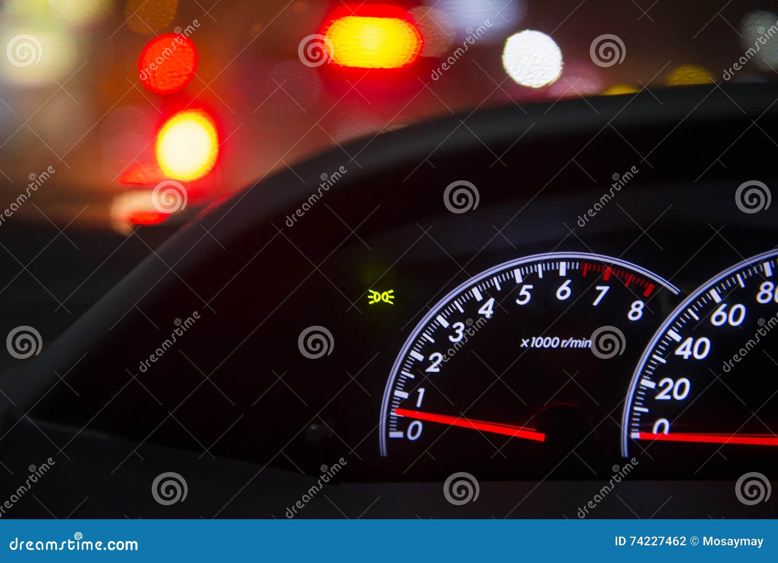 Car Dashboard Auto Digital Fast Speed Meter Number Kilometer Km For ...