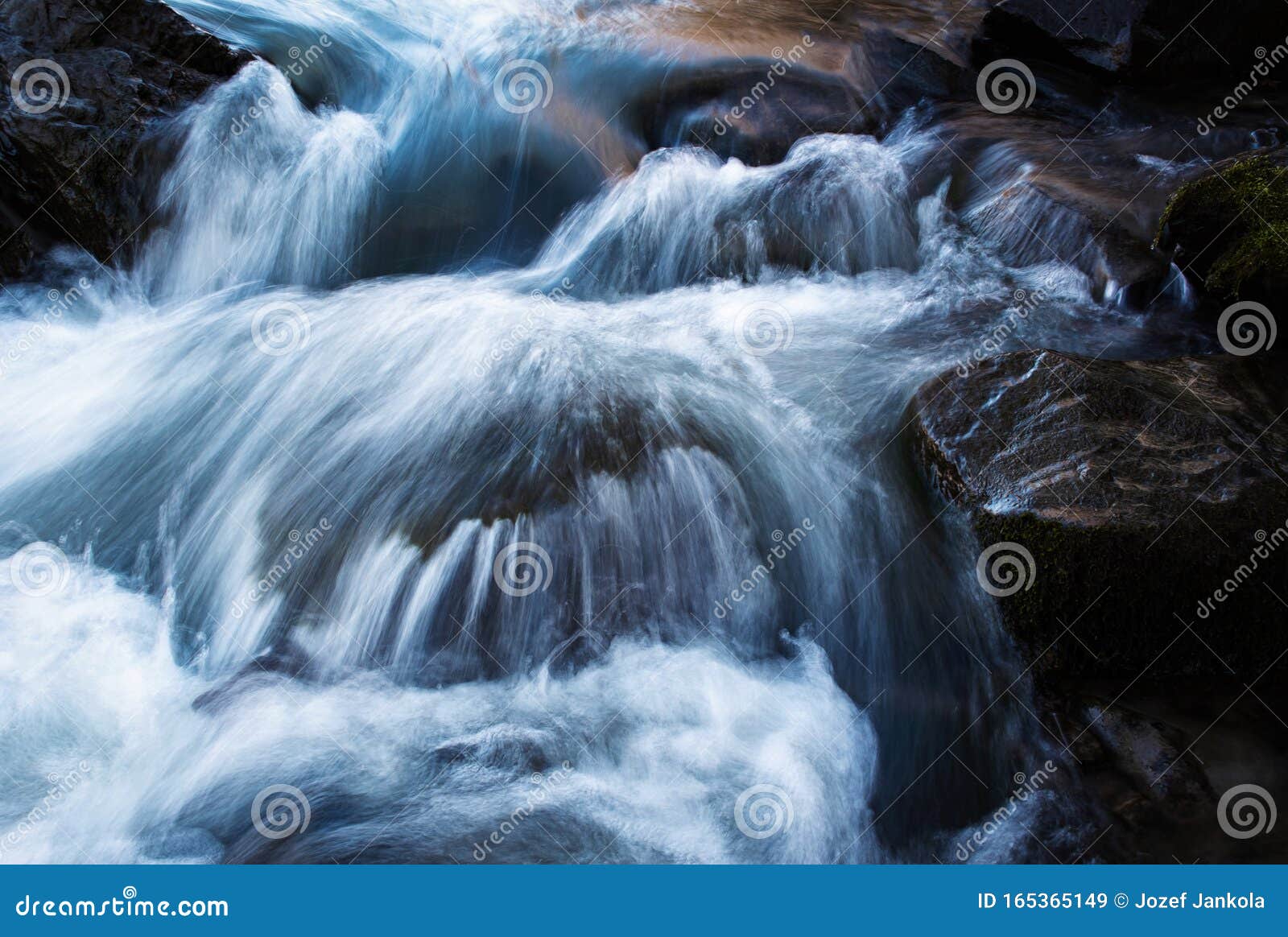 Detail Cascade Rapids River Stock Image - Image of aqua, blur: 165365149