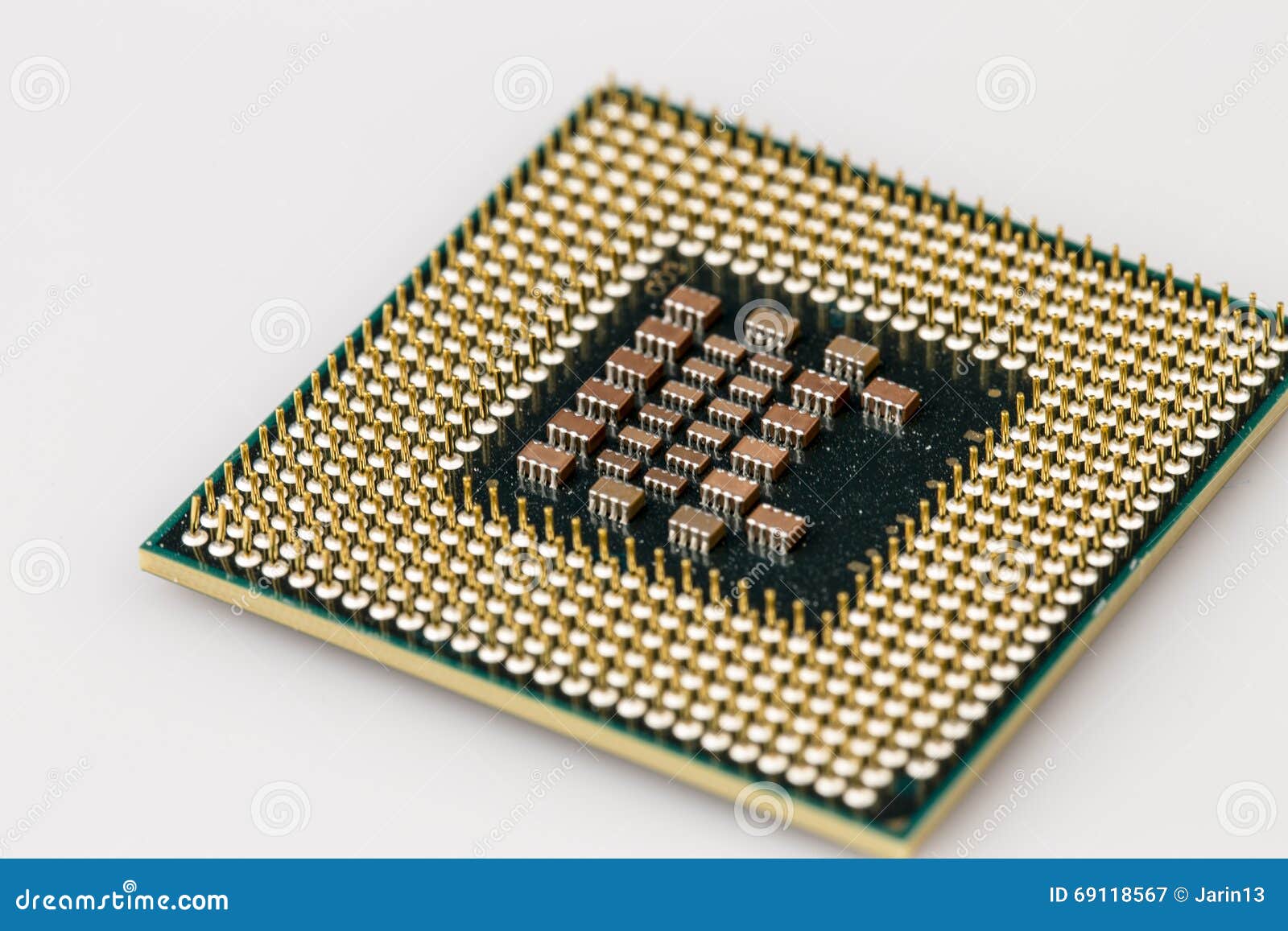 Detail of Central Processor Unit from Below Stock Image - Image of ...
