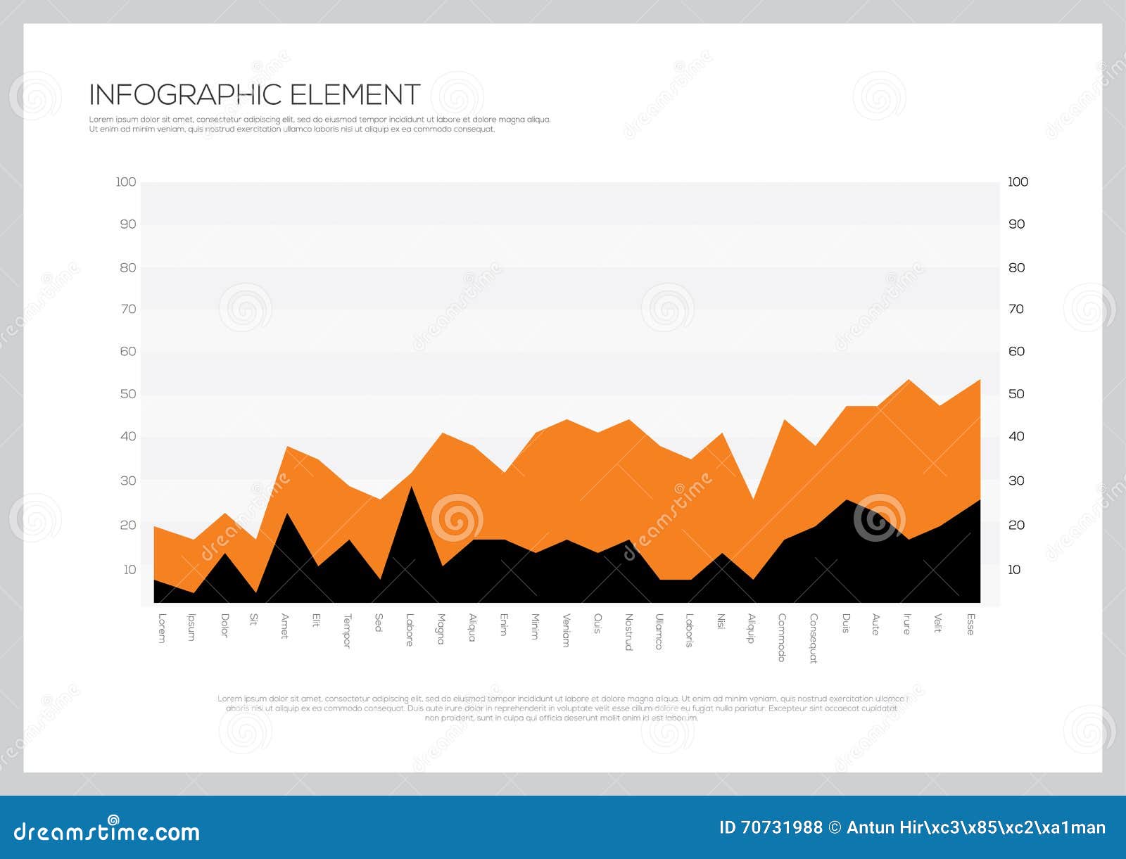 Detail chart infographic stock vector. Illustration of chart - 70731988