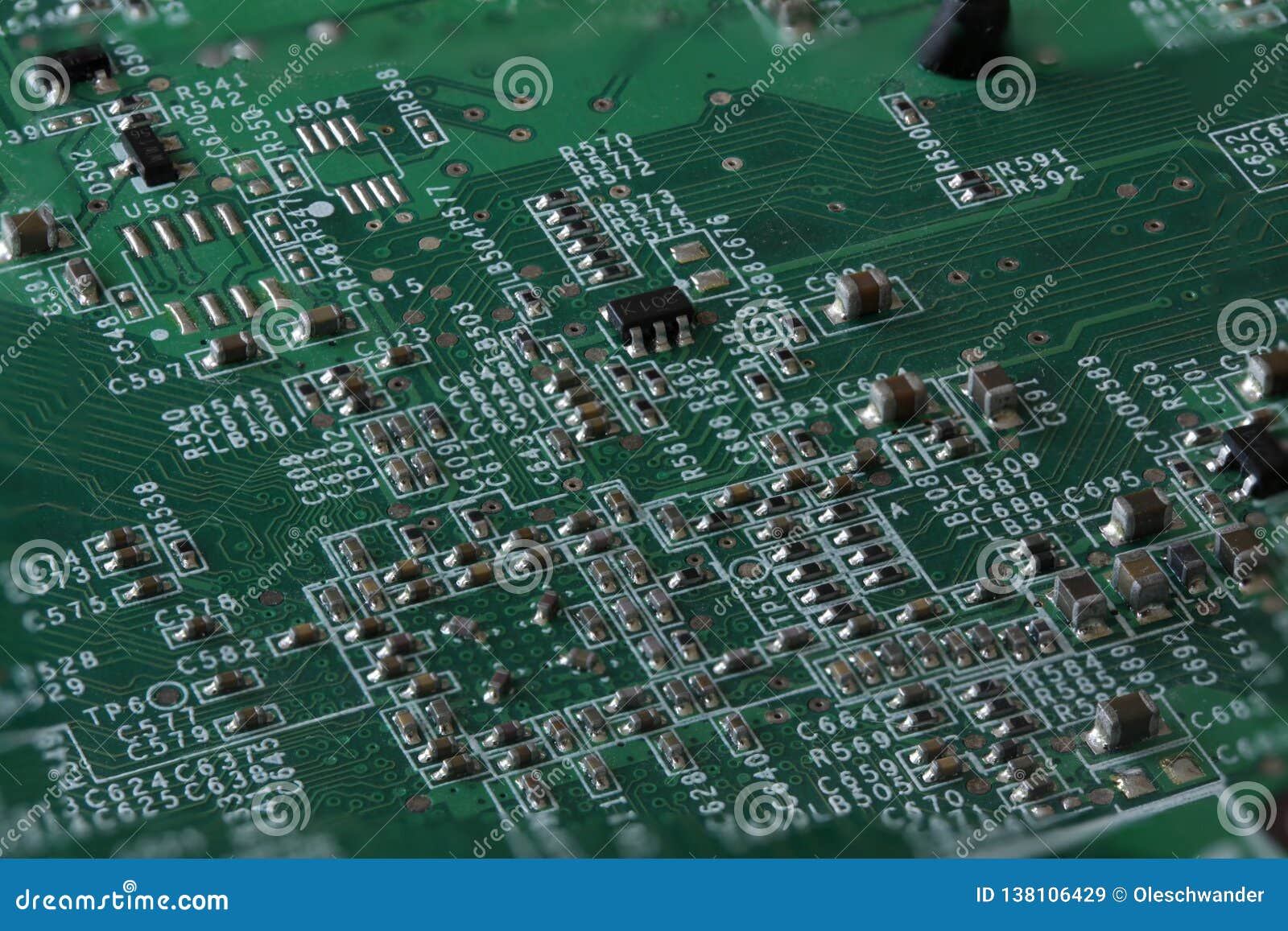 Detail of the Circuits, Cables and Boards Inside a Cpu from a Pc ...
