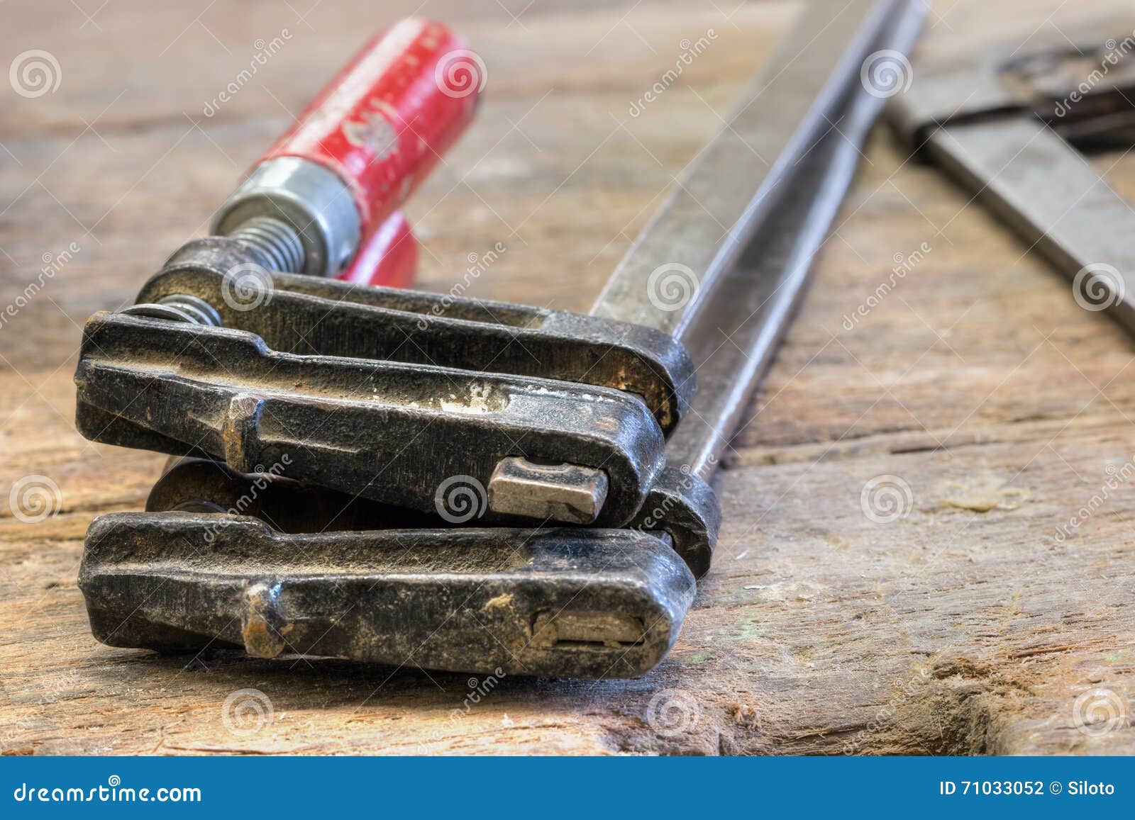 Detail of the Clamping Tools - Carpentry Tools Stock Photo - Image of ...