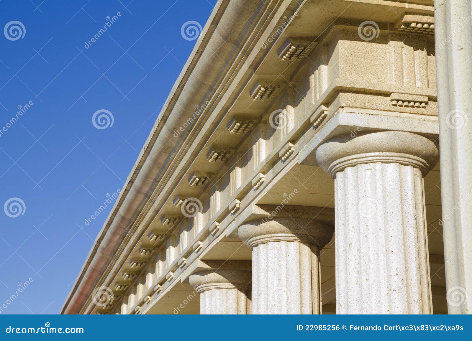 Detail of Classical Columns Stock Photo - Image of empire, government ...