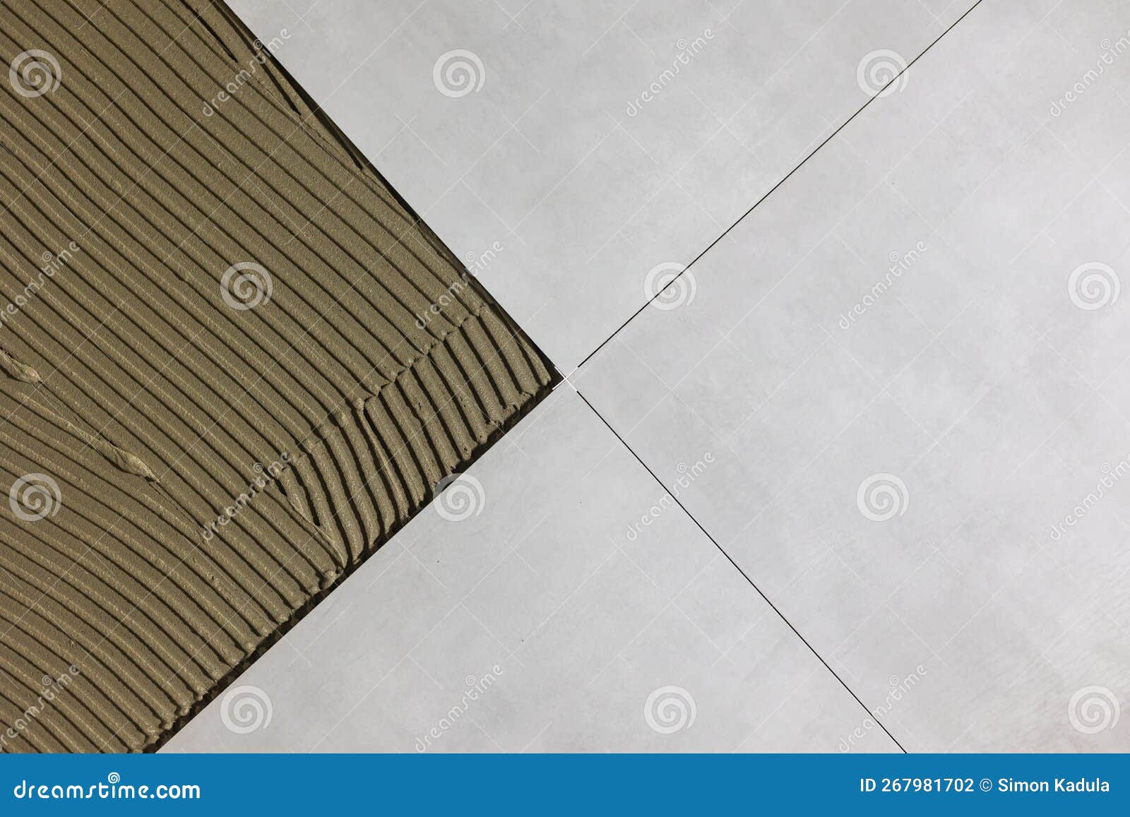Detail of Clips or Spacers in the Lash Tile Leveling System, Renovation ...