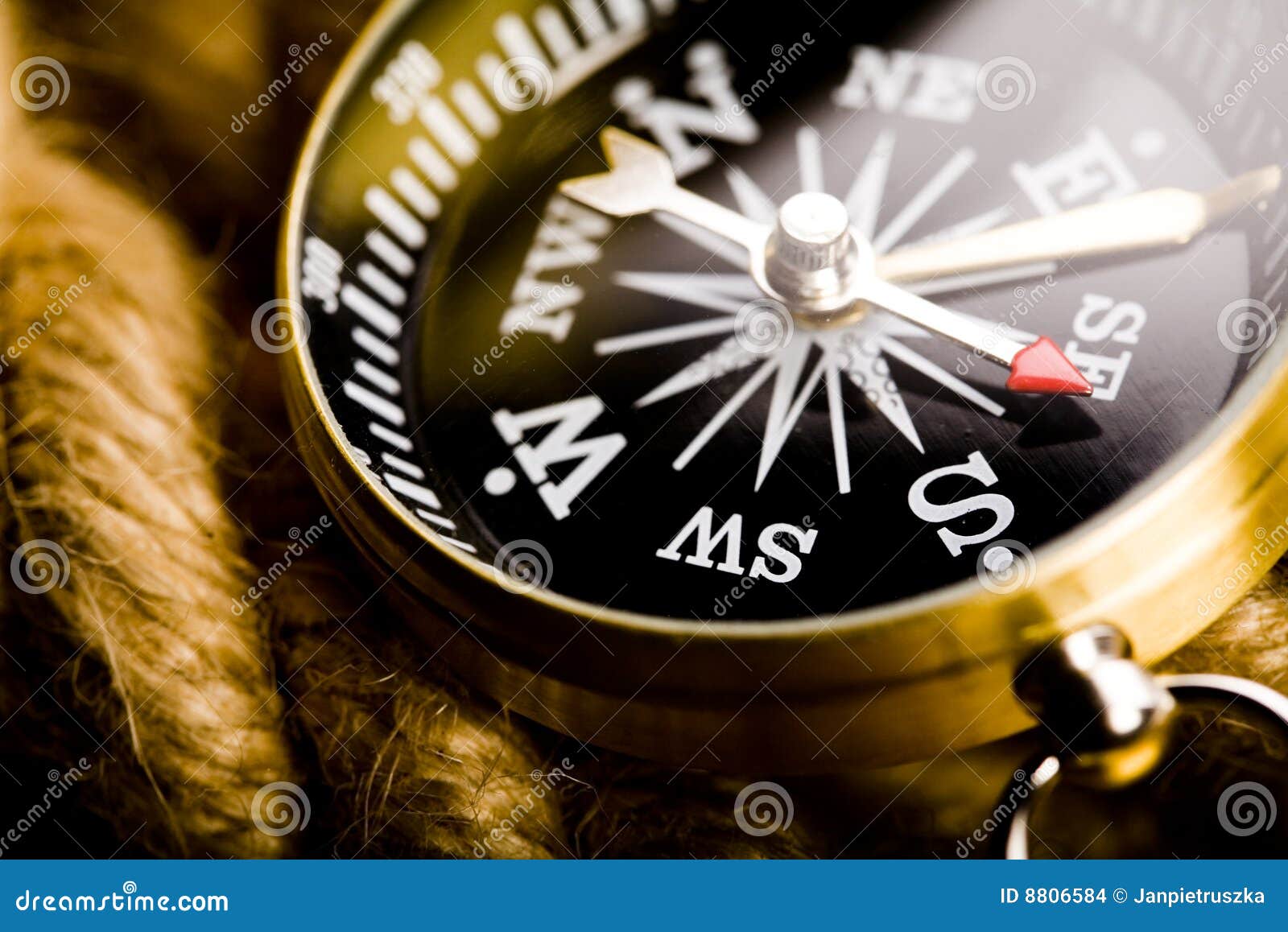 Detail closeup compass stock photo. Image of atlantic - 8806584