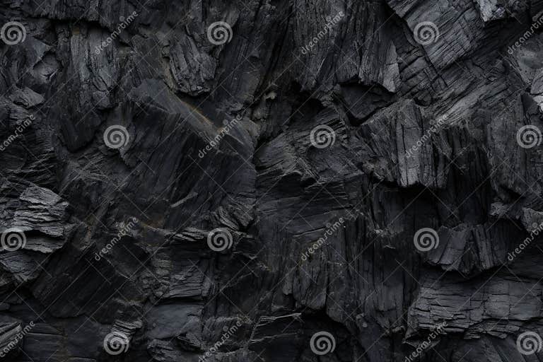 Detail of Coal Texture and Patterns for a Background Image Stock Image ...
