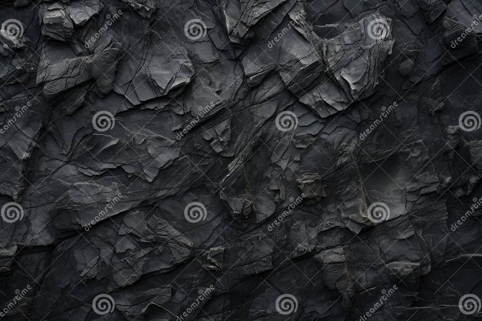 Detail of Coal Texture and Patterns for a Background Image Stock Photo ...