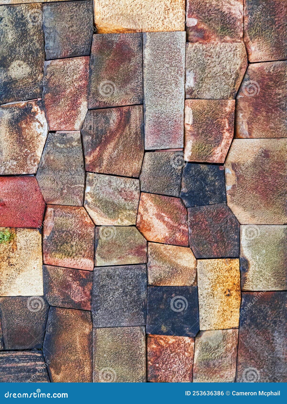 Detail of a Cobblestone Sidewalk Pattern Stock Photo - Image of detail ...