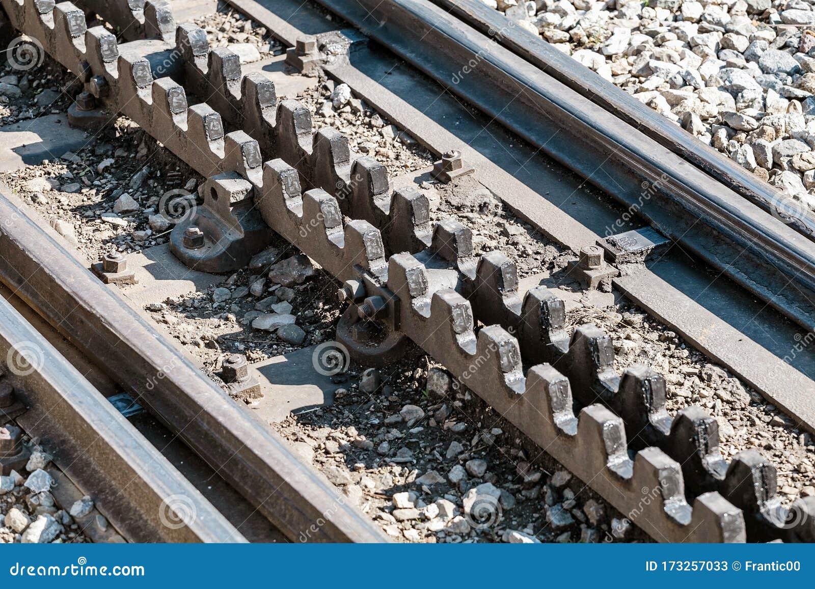 Cogwheel Railway in Mountains Stock Image - Image of landscape, tourism ...
