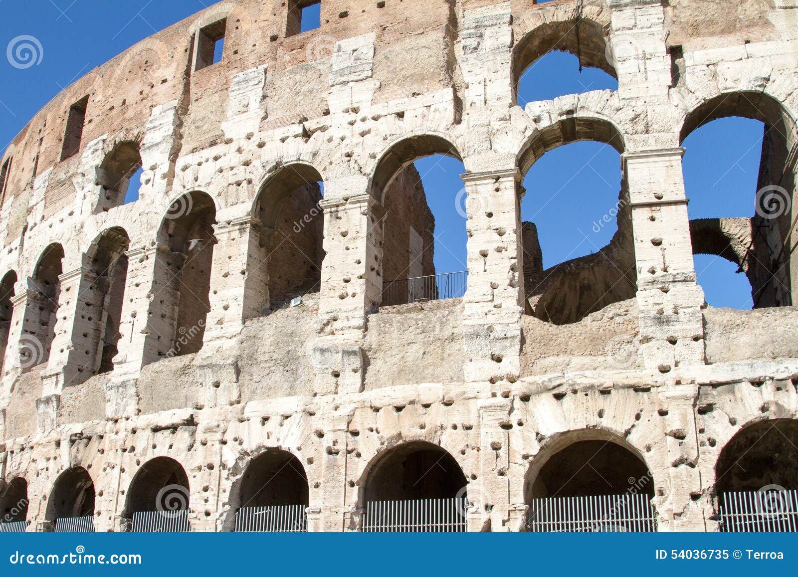 Detail colloseum stock image. Image of coliseum, colosseo - 54036735