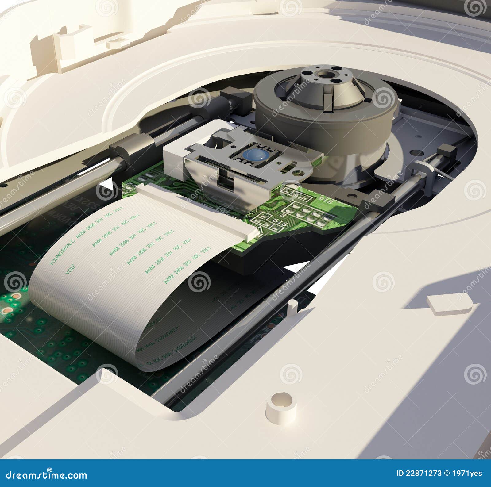 Detail for a computer stock illustration. Illustration of vidio - 22871273