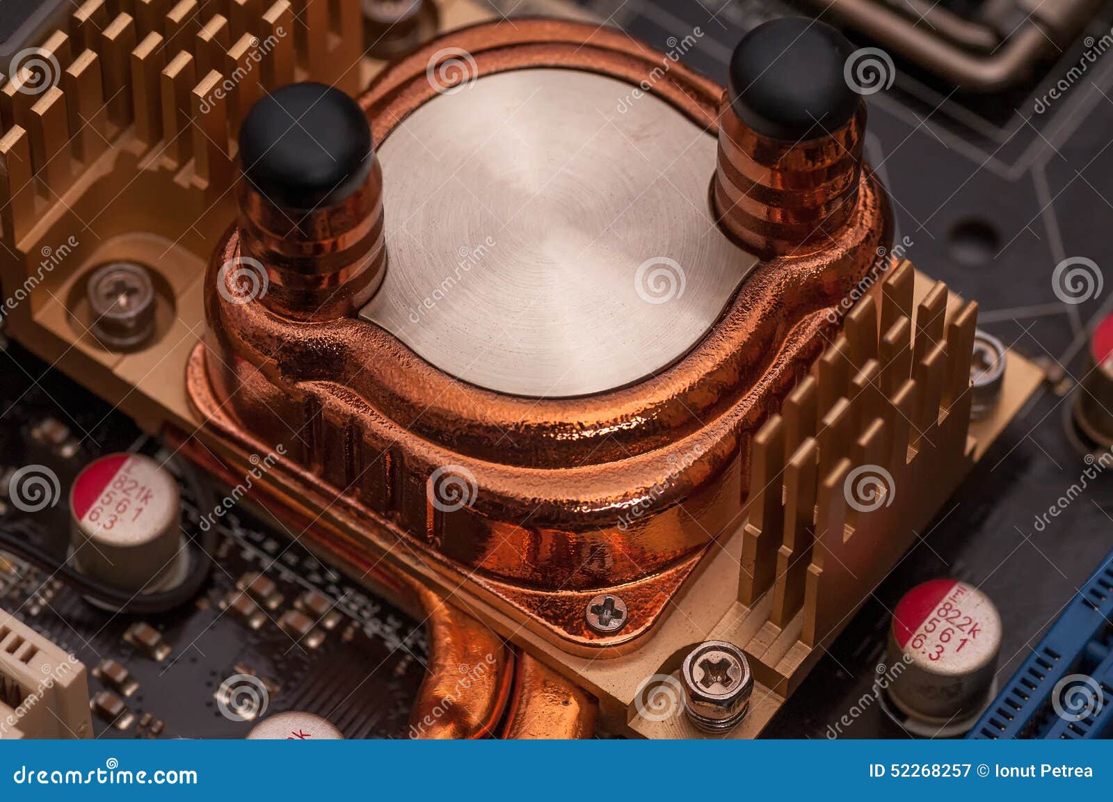 Detail of a Computer Motherboard Stock Image - Image of colors ...