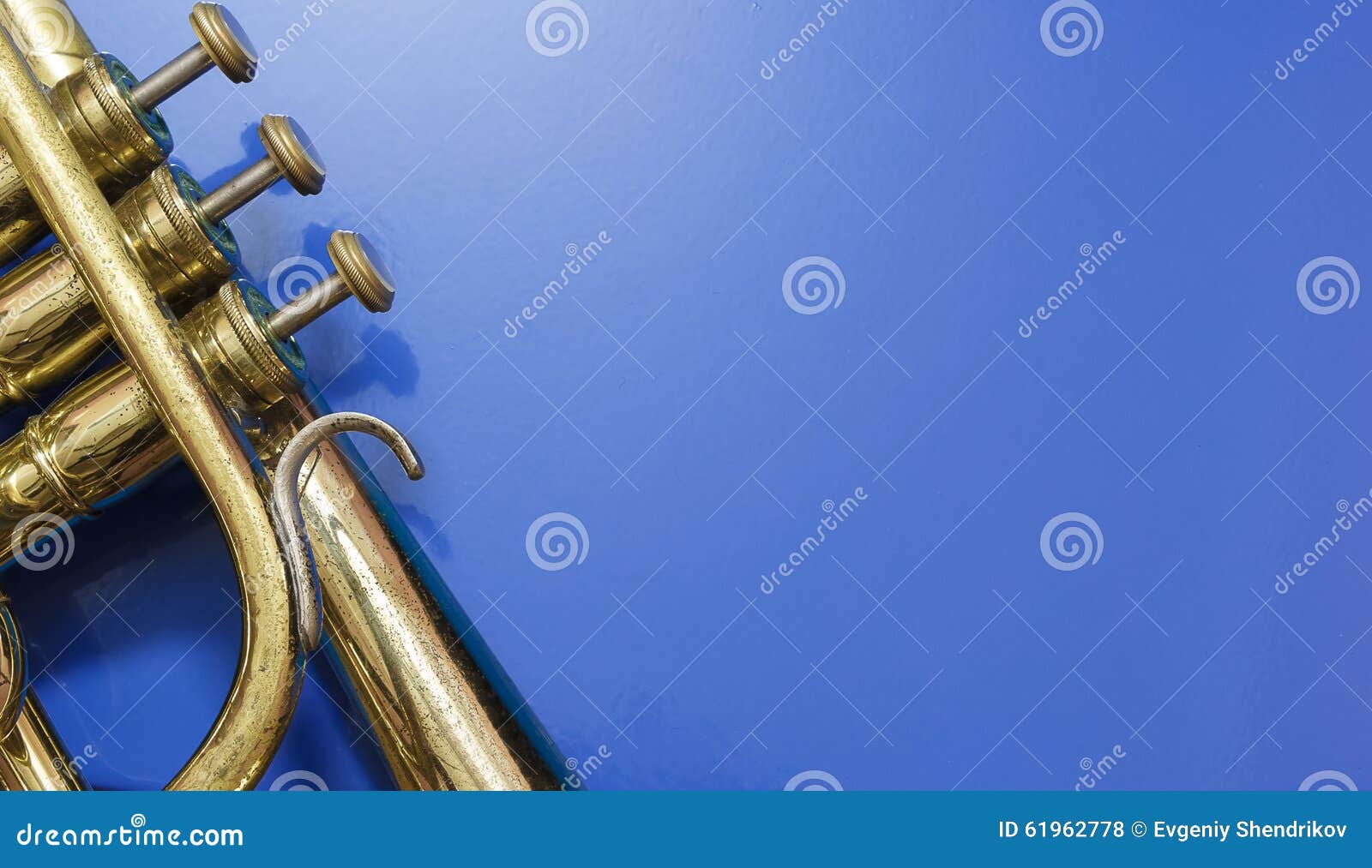 Detail of a cornet stock photo. Image of blues, jazz - 61962778