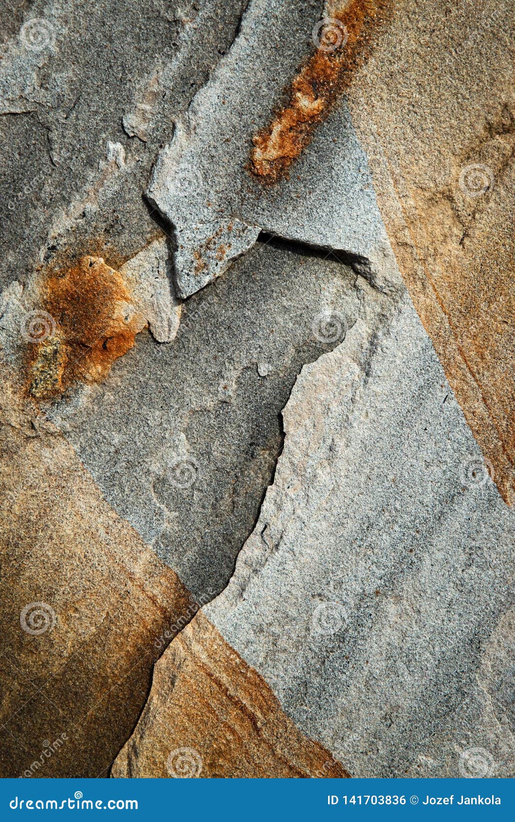 Detail Crack Gray Sandstone Rock Stock Photo - Image of grey, rock ...