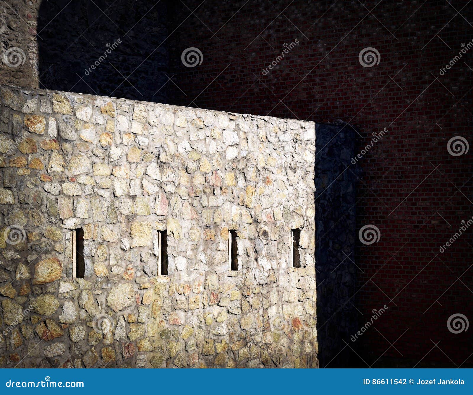 Detail dark wall forts stock photo. Image of surface - 86611542