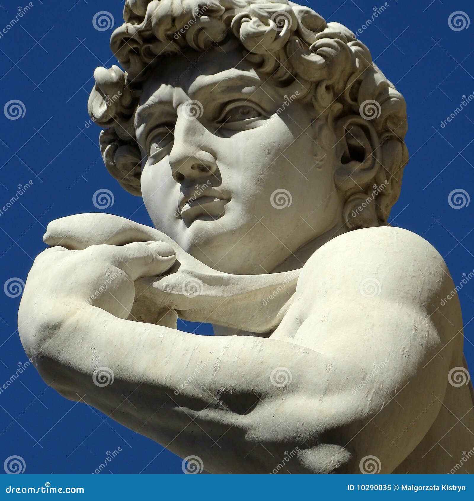 Detail of David stock image. Image of european, elegance - 10290035