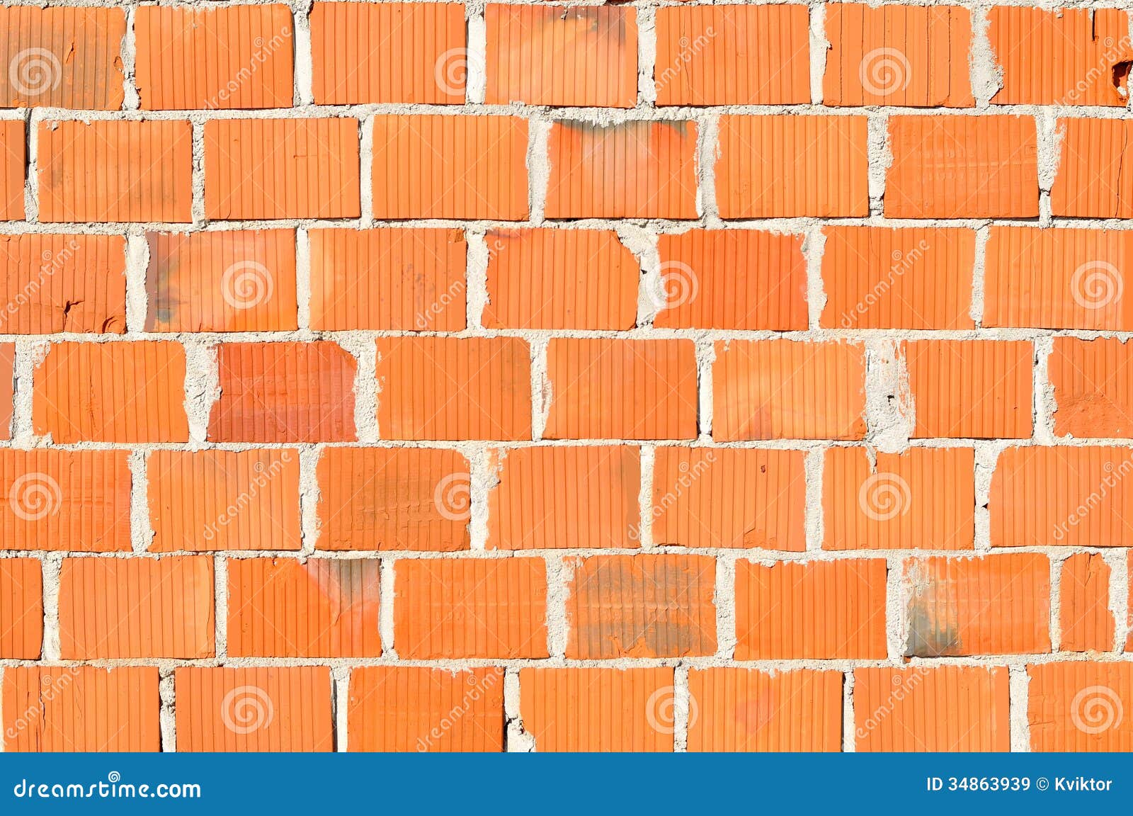 Detail Der Neuen Backsteinmauer Stockbild - Bild von ziegelstein ...