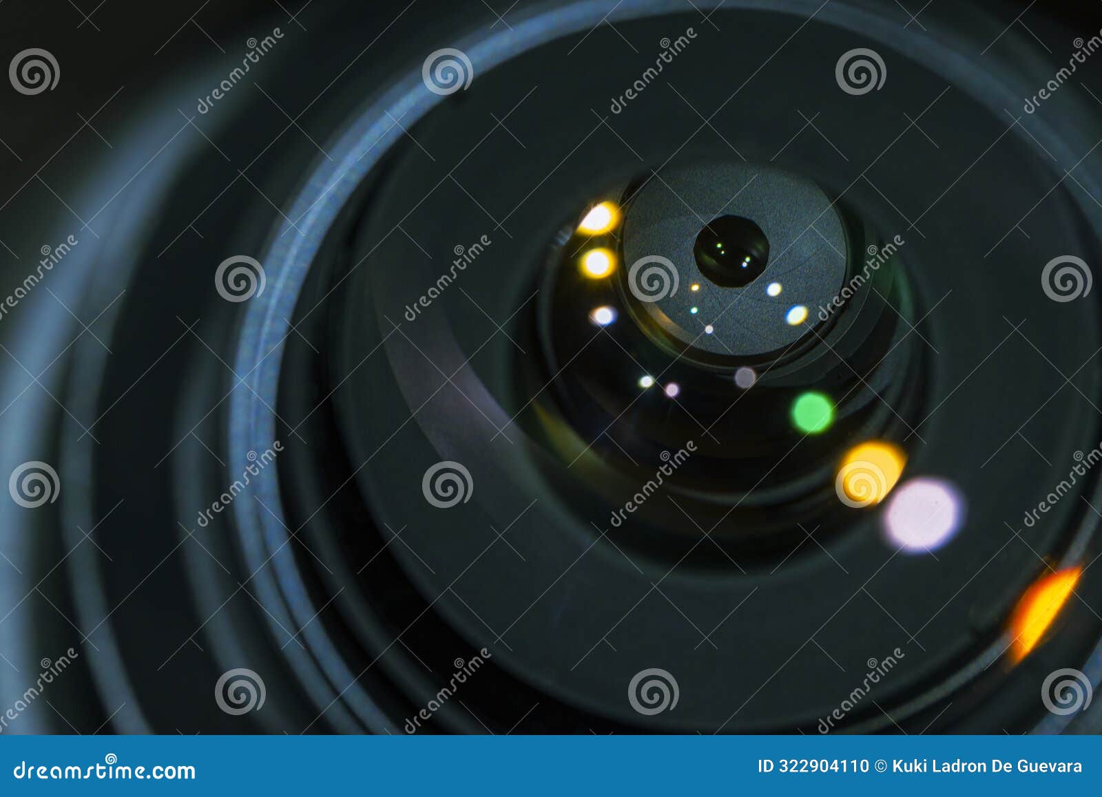 Detail of a Diaphragm of a Camera Stock Photo - Image of professional ...