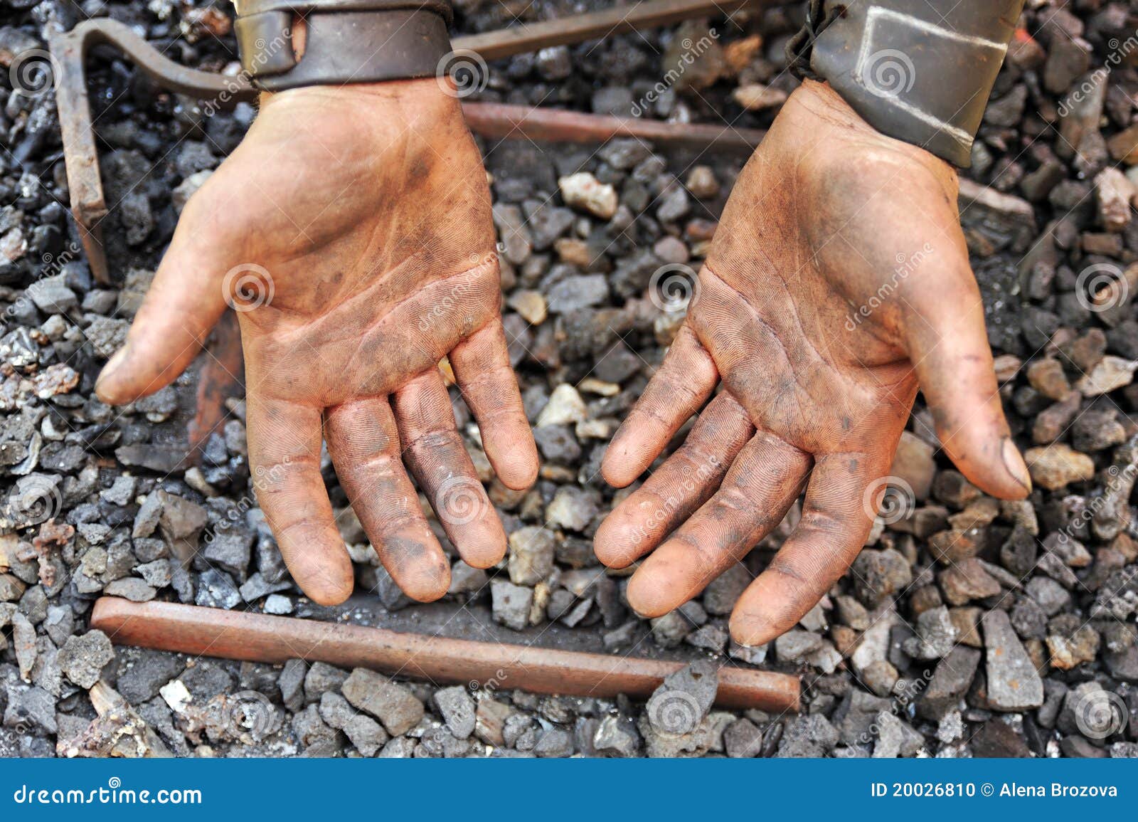 Detail of dirty hands stock photo. Image of black, detail - 20026810