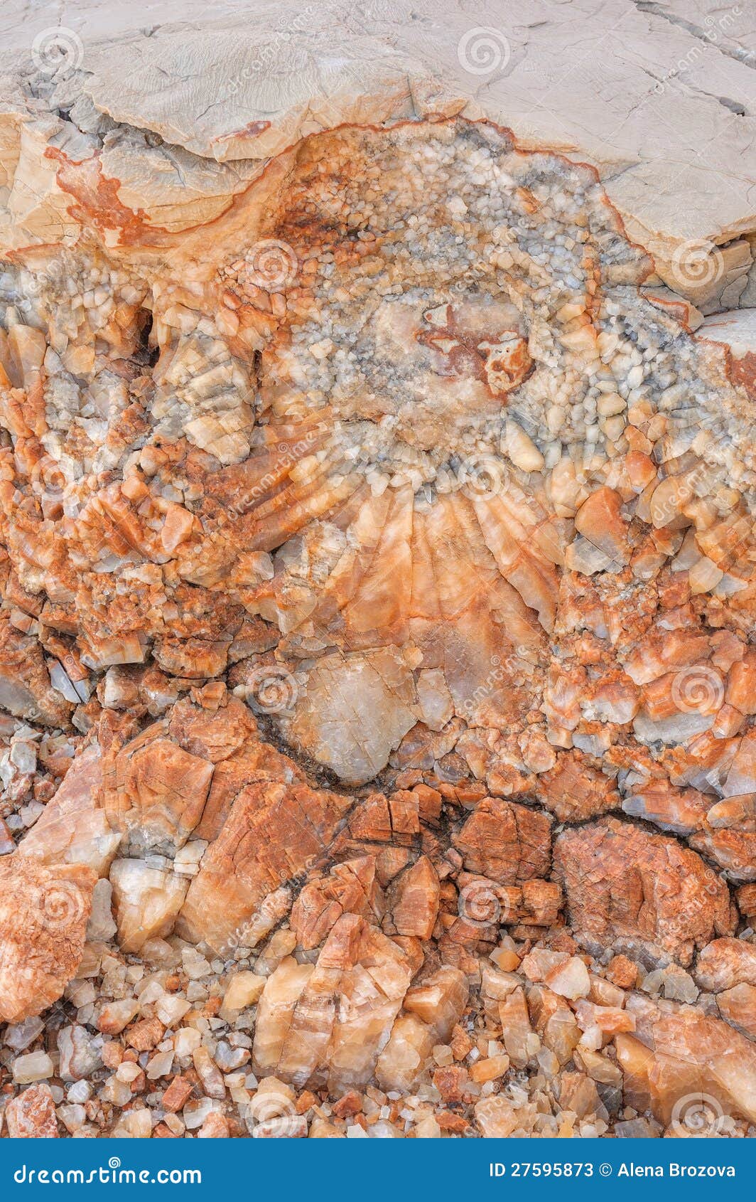 Detail of Dolomite, Calcite Stone Surface Stock Image - Image of ...
