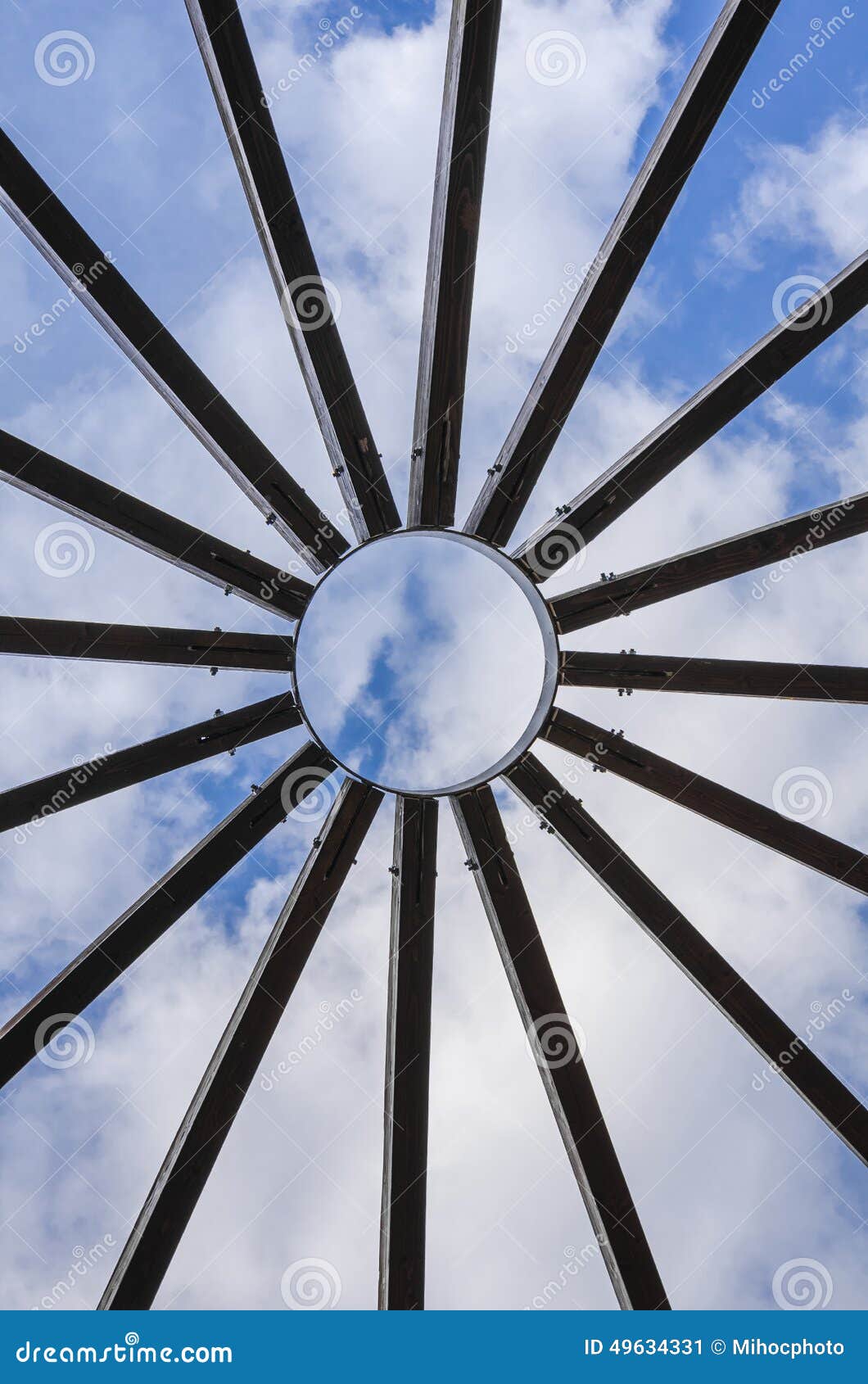 Detail of dome structure stock image. Image of perspective - 49634331