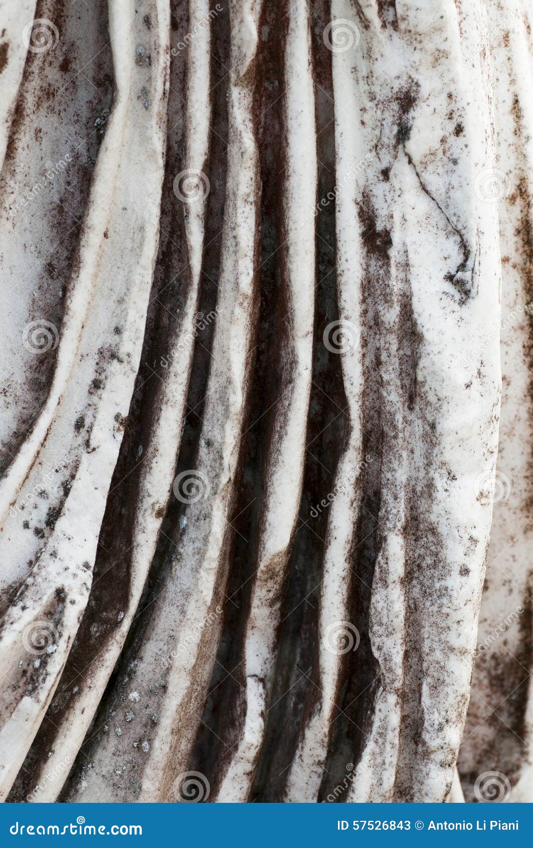 Detail of a Drape Ancient Vestal Marble Stock Image - Image of alcove ...
