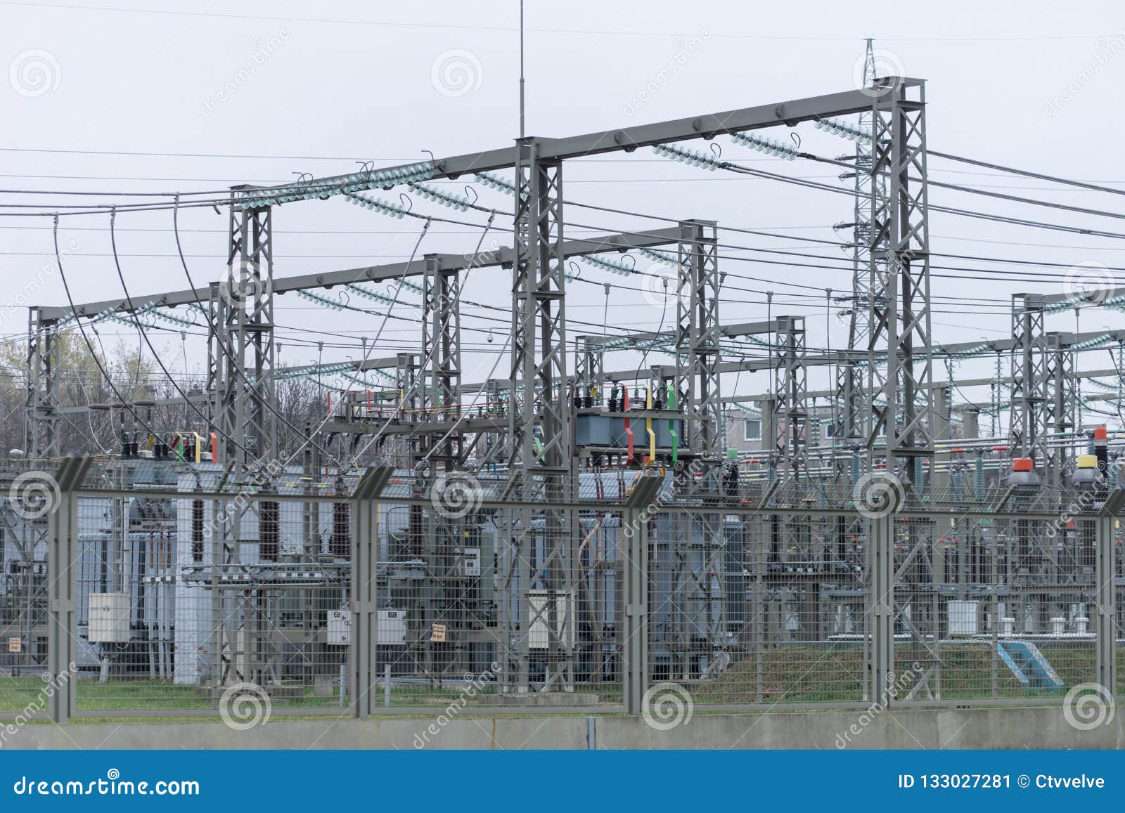 Electricity power station stock image. Image of infrastructure - 133027281
