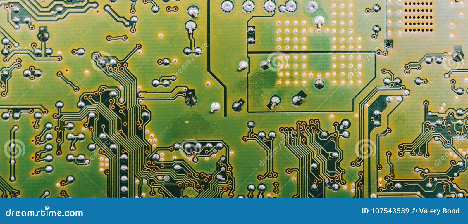 Electronic Circuit Board stock image. Image of electric - 107543539