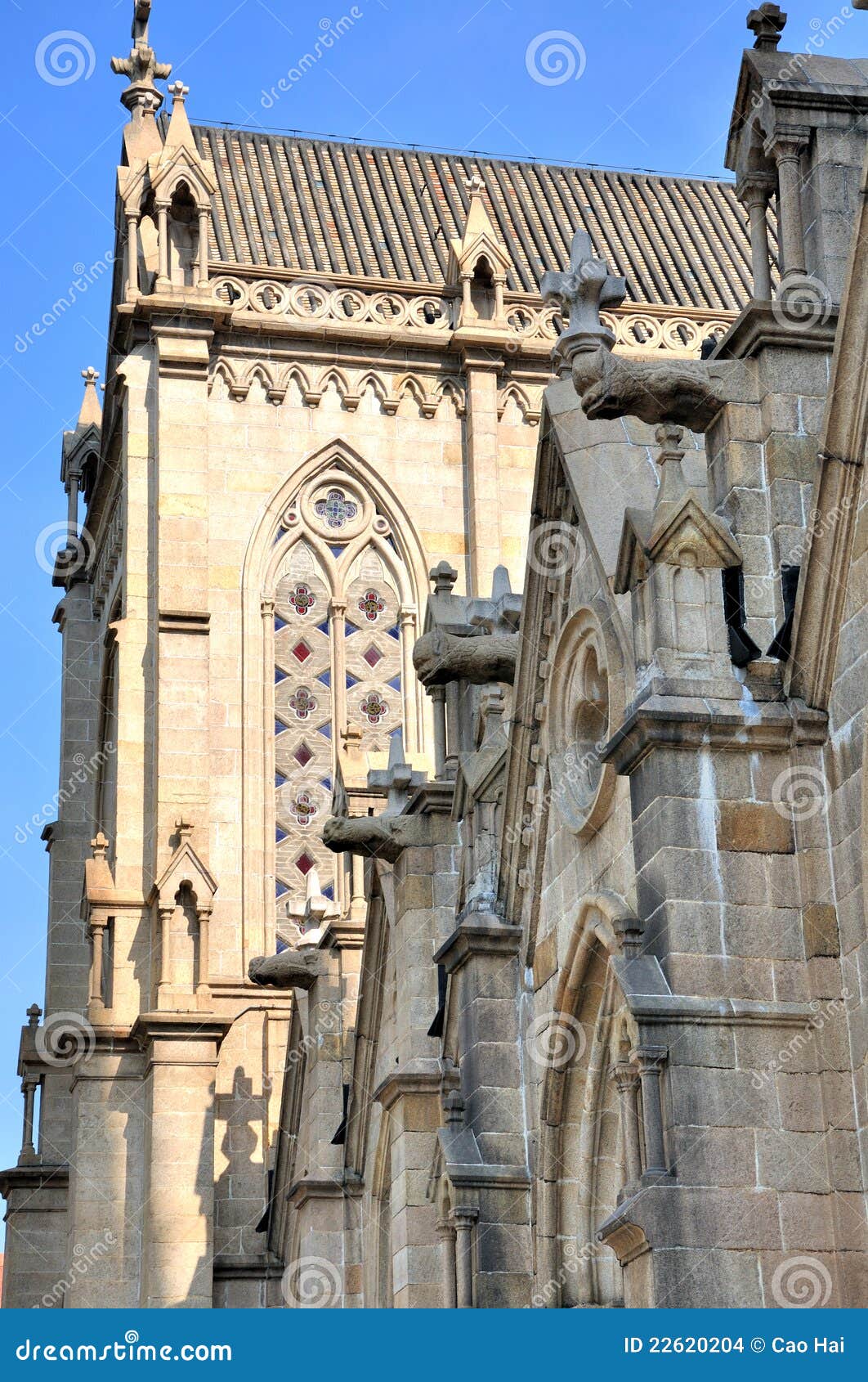 Detail and Element for a Catholic Church External Stock Photo - Image ...