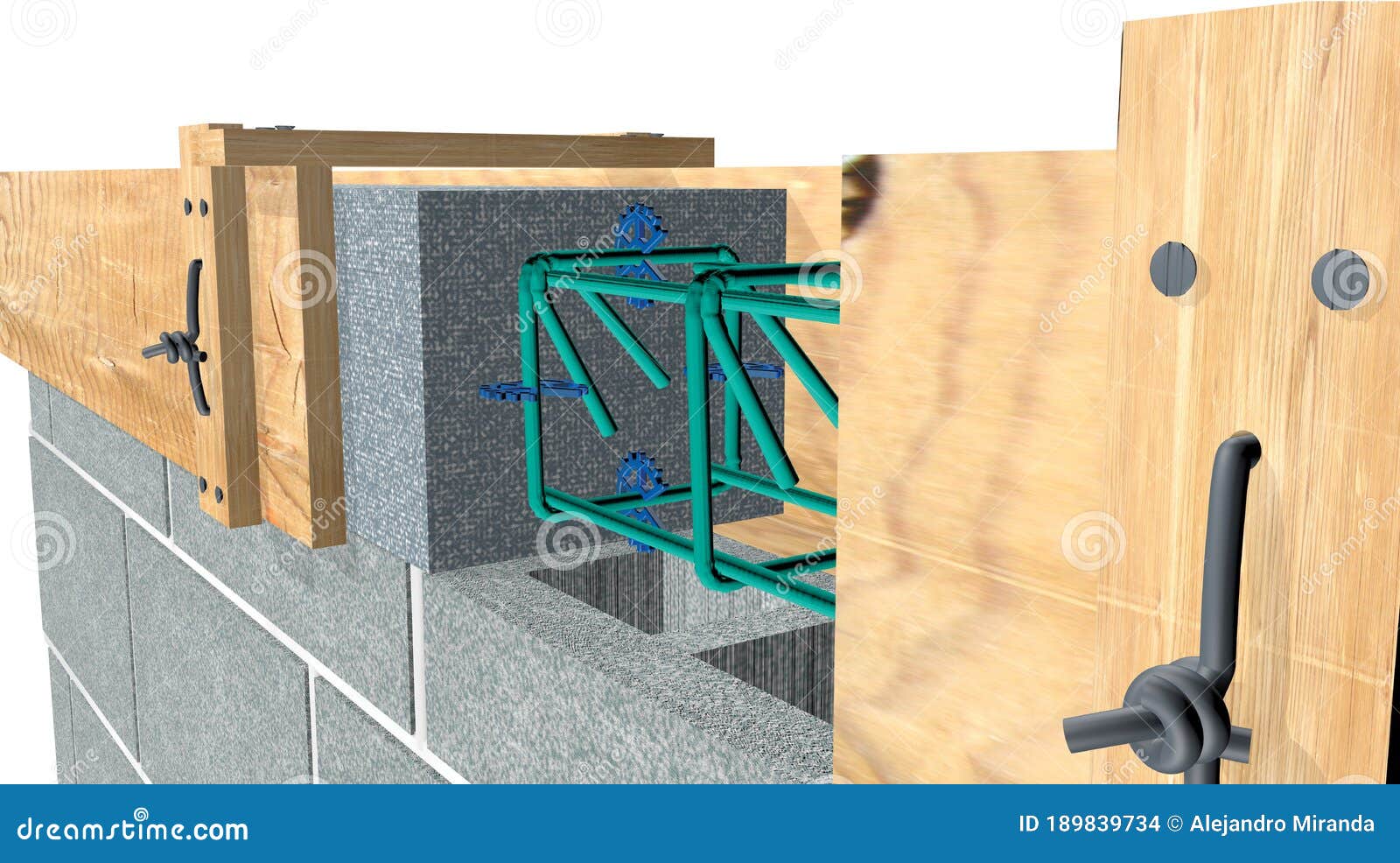 Concrete Formwork Seamless Texture Cartoon Vector | CartoonDealer.com ...