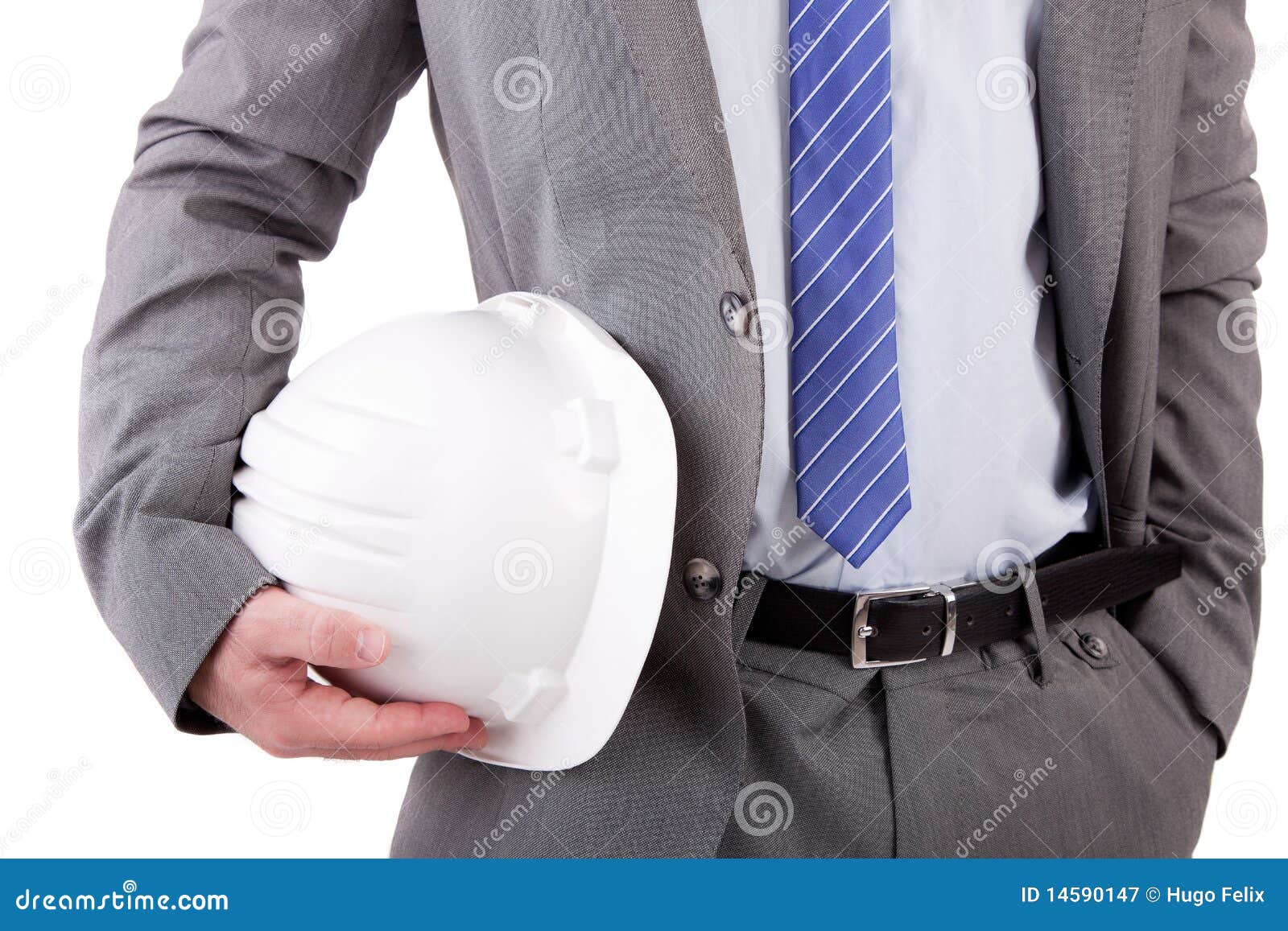 Detail of an Engineer Holding an Helmet Stock Image - Image of ...