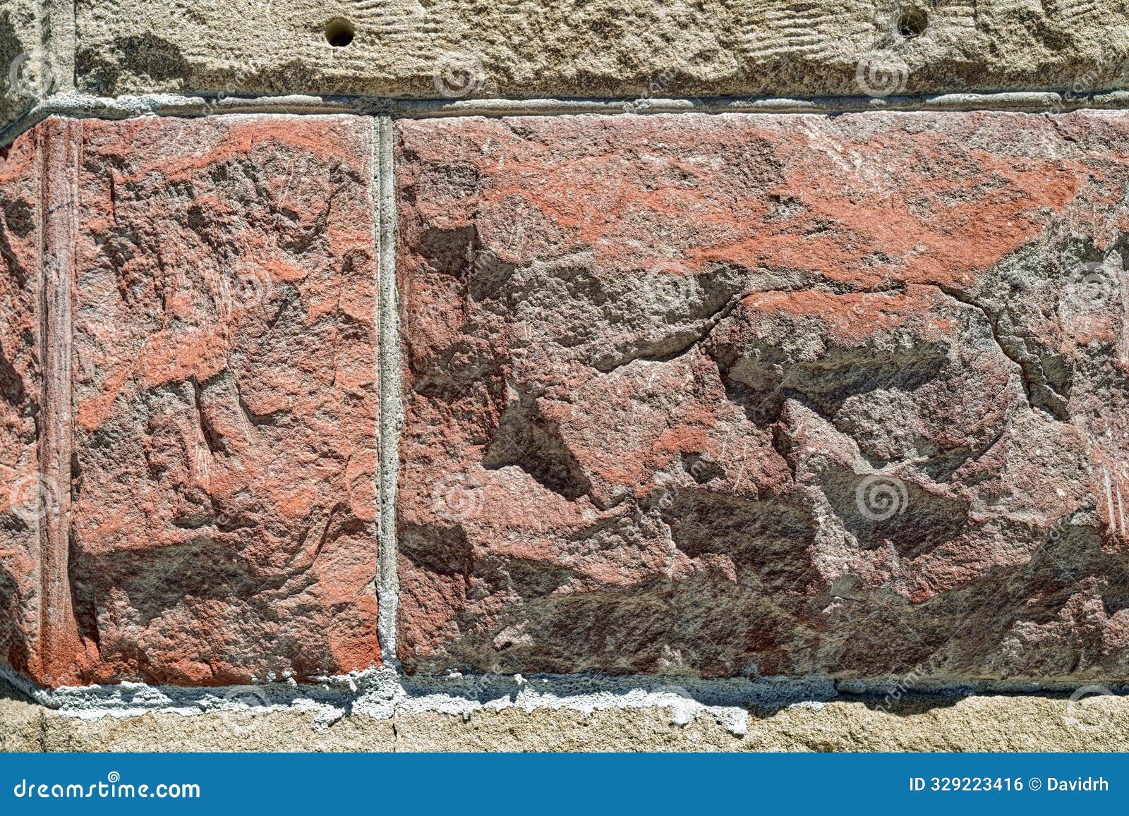 Detail of an Exterior Wall Constructed with Large Stone Blocks Stock ...