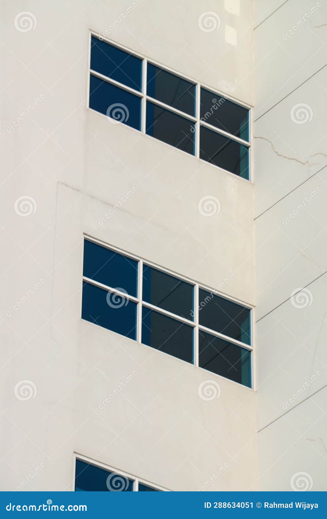 Detail of the Facade of a Modern Office Building with Windows. Stock ...