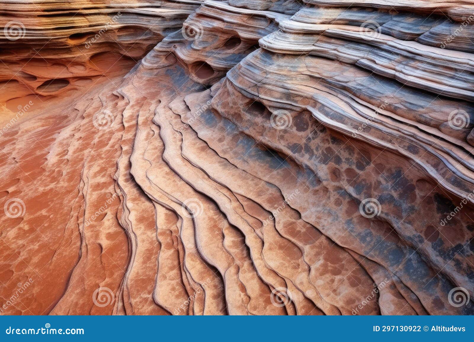 Detail of Fine Patterns in Sandstone Formation Stock Photo - Image of ...
