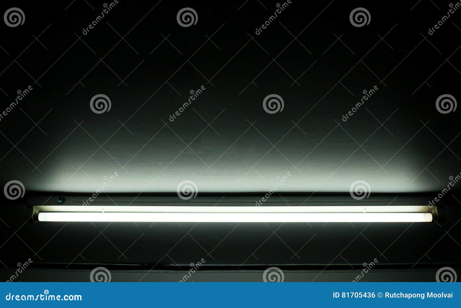 Detail of a Fluorescent Tube Stock Photo - Image of fluorescent ...