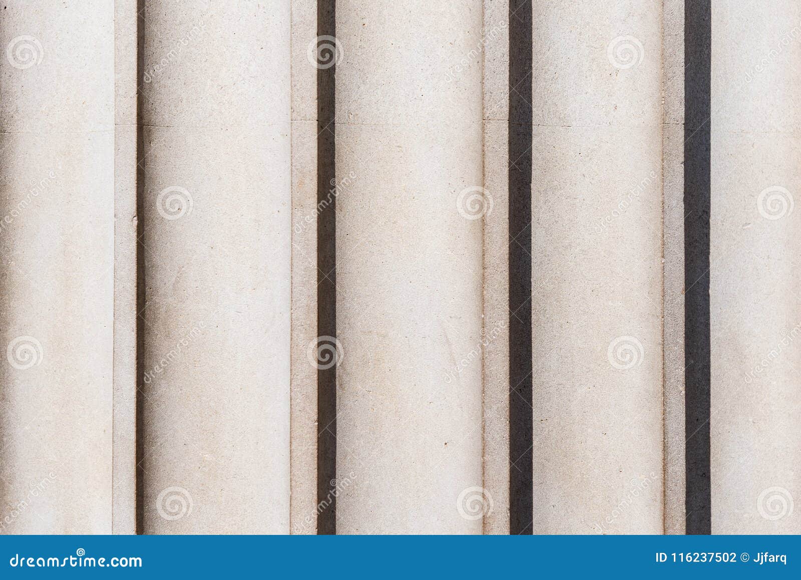 Detail of Fluting Running Vertically on a Classical Column Stock Photo ...