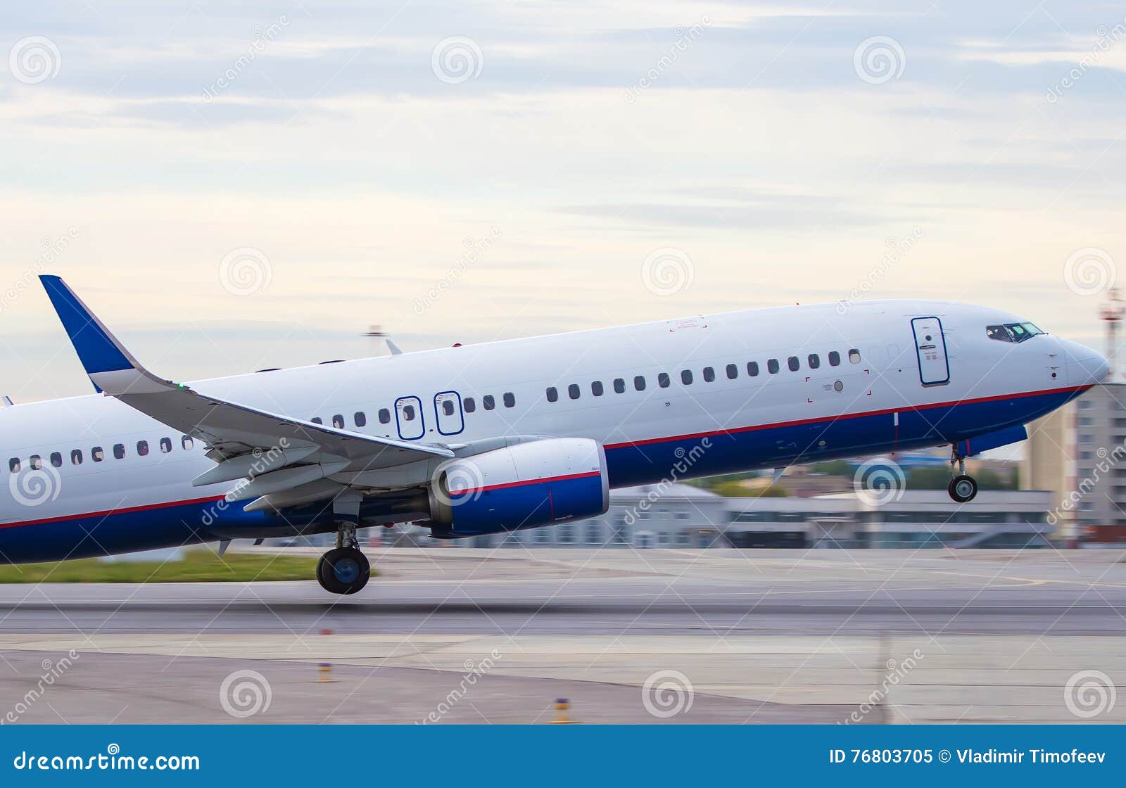 Detail of a Flying Airplane, Close Up View Stock Image - Image of leave ...