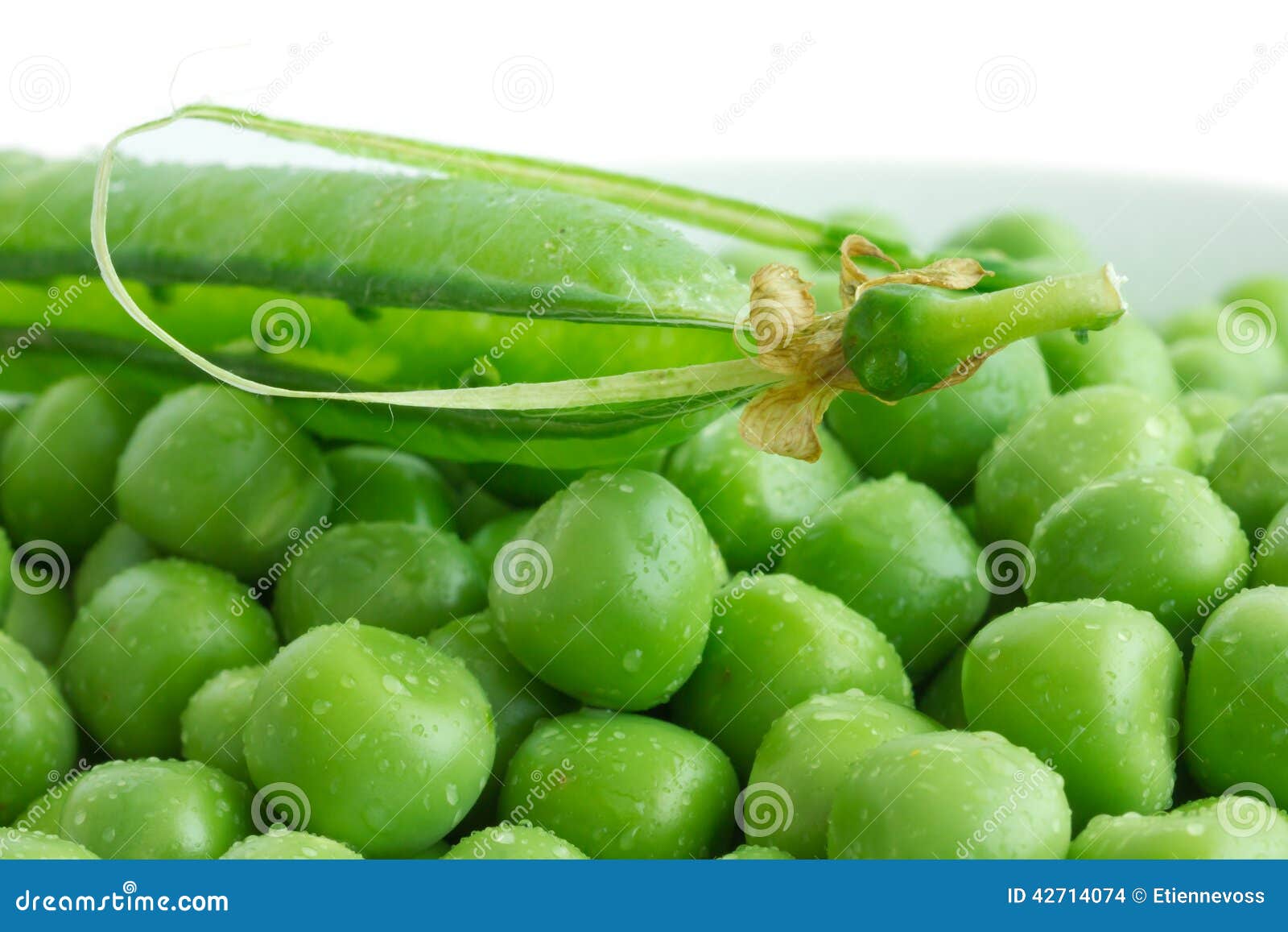 Detail of Fresh Garden Peas. Stock Photo - Image of sweet, vegetarian ...