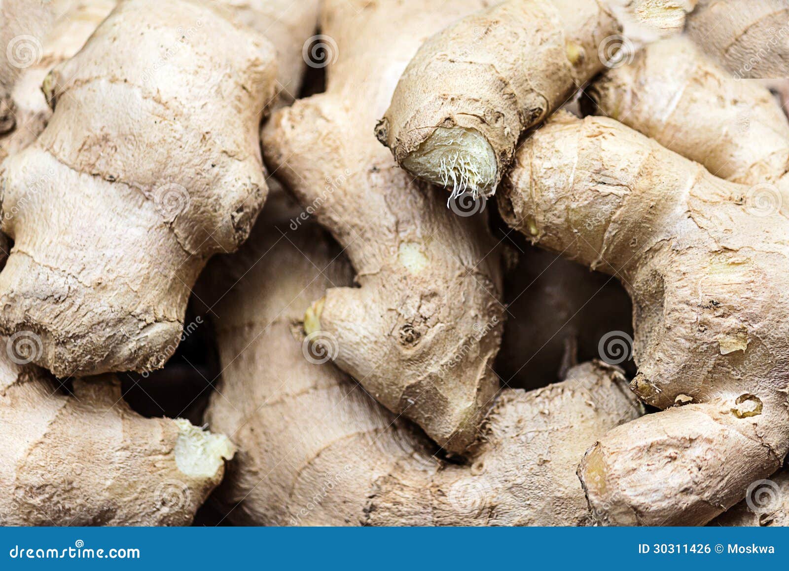 Ginger Roots On Brown Wallpaper Showing Texture Of Weave Dried Water ...