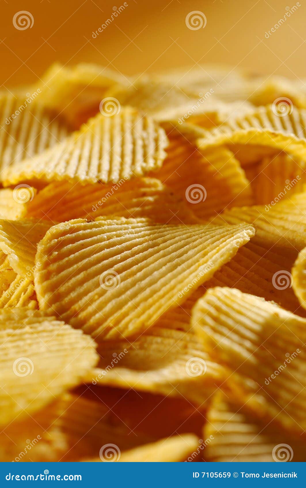 Detail of Fried Potato Chips Stock Image - Image of studio, potato: 7105659
