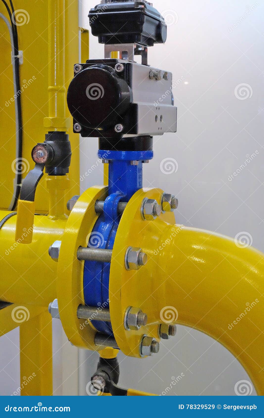 Detail of gas pipe stock image. Image of measuring, pipe - 78329529