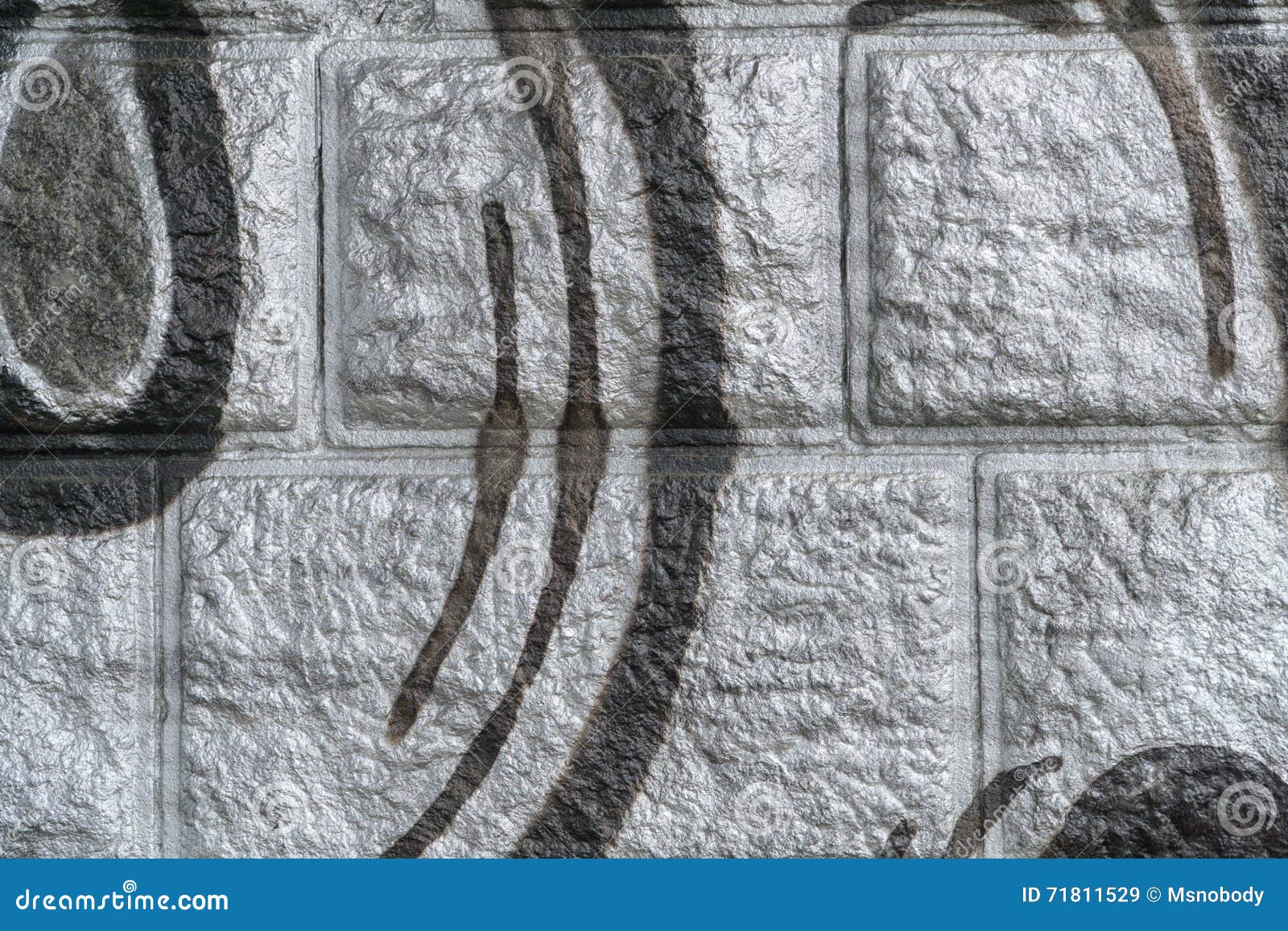 Detail of a Graffiti Art on a Wall Stock Image - Image of creative ...