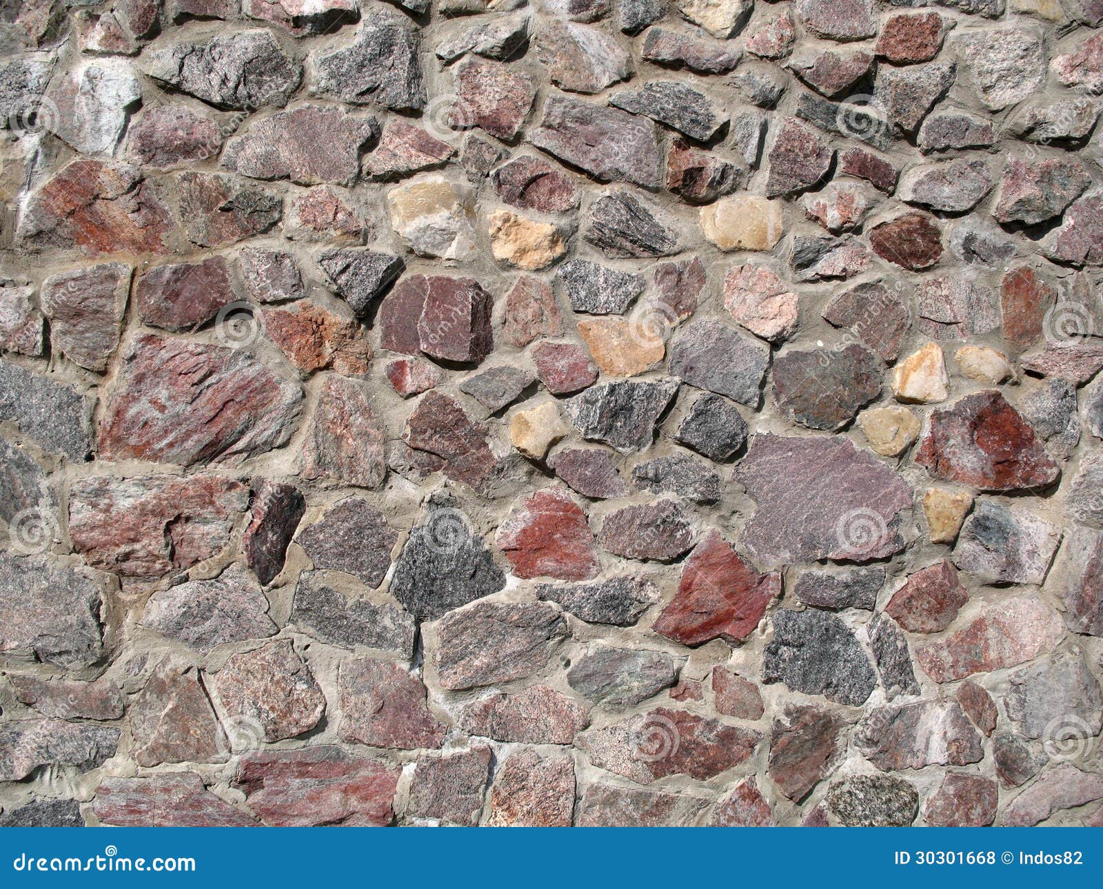 Granite Wall Texture ,seamless Texture, Masonry. Day, Multi-colored ...