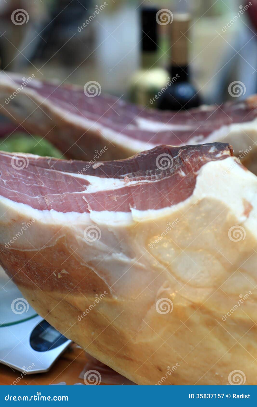 Detail of hamon stock image. Image of nutrition, dinner - 35837157